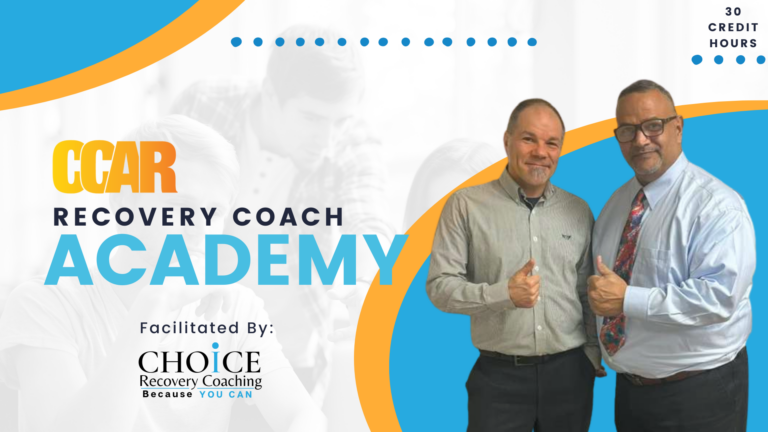 Recovery Coach/Peer Certification Trainings - Choice Recovery Coaching